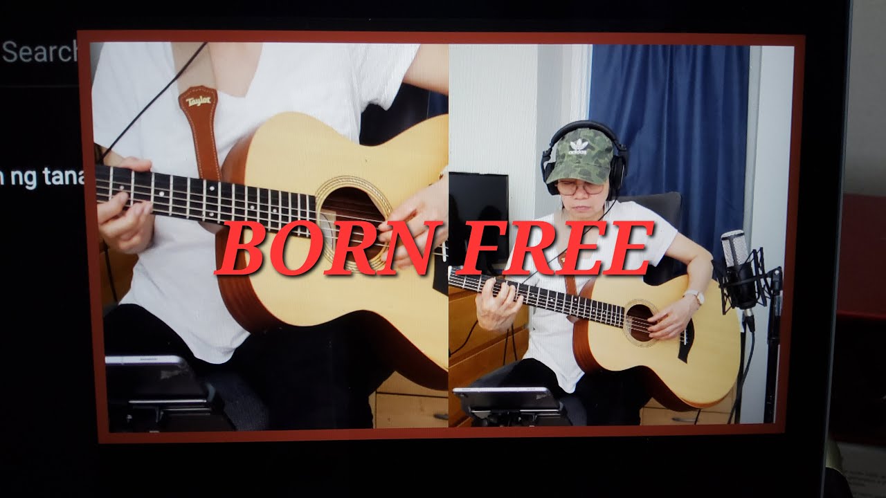 BORN FREE song by Matt Monro- cover by The Left Handed Guitarist - YouTube