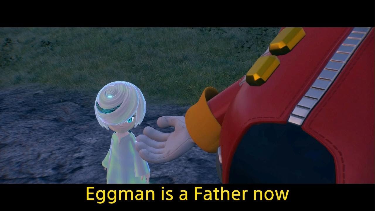 SONIC FRONTIERS Eggman is a Father Now - YouTube