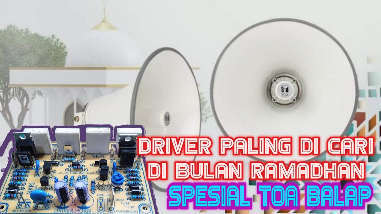 Driver khusus horn toa balap//driver terlaris di bulan ramadhan//board ...