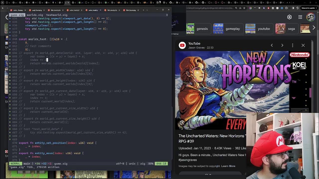 ZIG/WASM/LARAVEL/HTMX - 24 hr stream cause of snow?? - YouTube