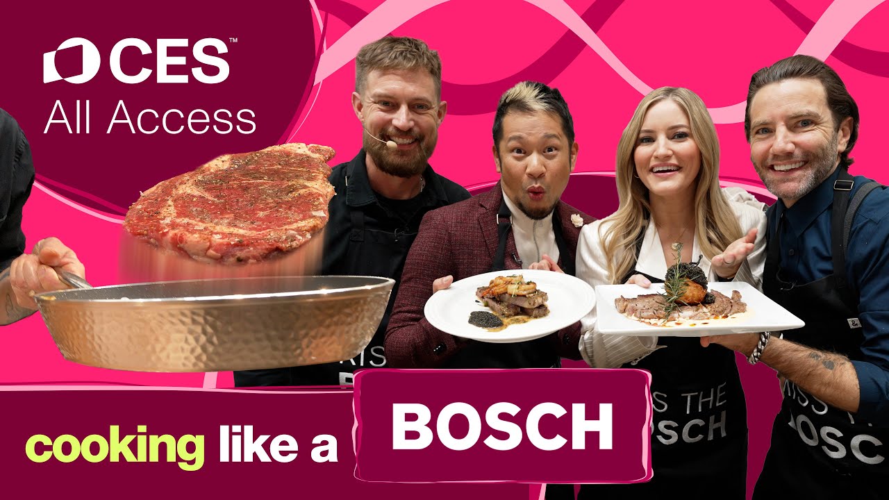 Battle in the Booth: Chefs Face Off in the Bosch Kitchen | CES 2026 ...