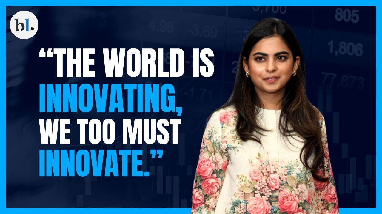 Isha Ambani encourages young girls to lead in science and technology - YouTube