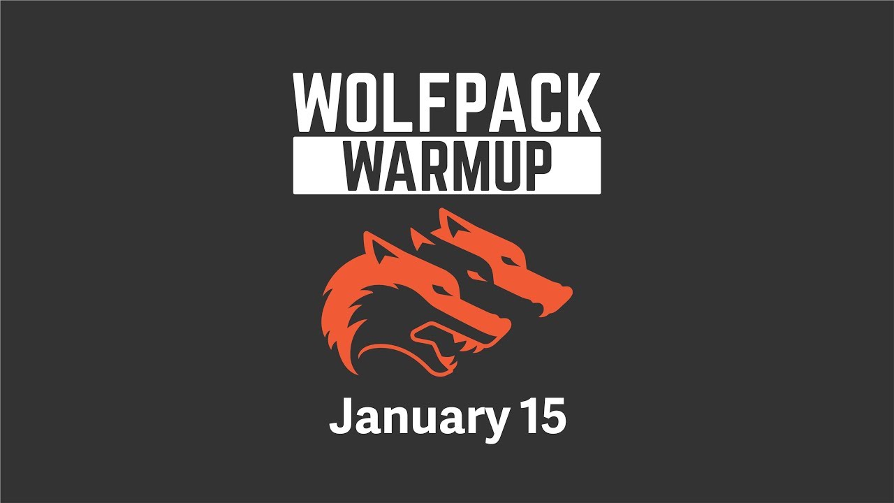 WolfPack Warmup // January 15 - YouTube