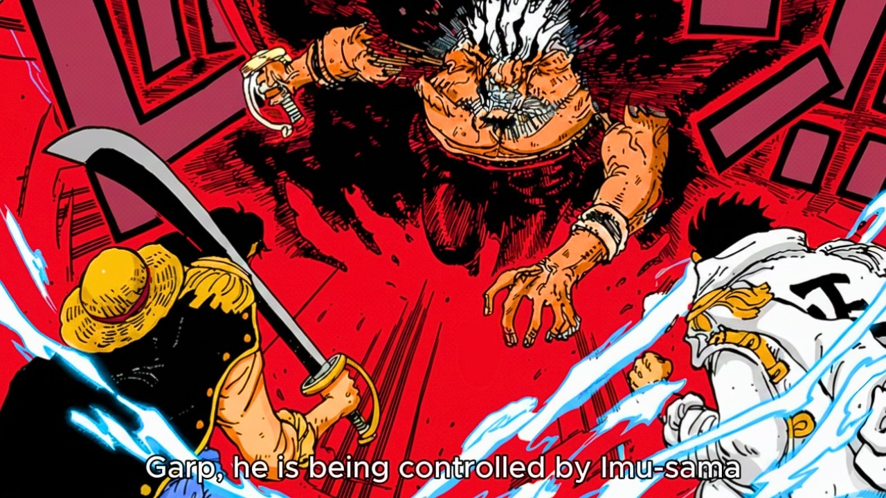 Garp and Roger VS Xebec and Imu Sama ( Onepiece 1164 Fan Animation ...
