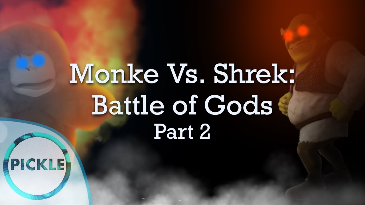 Monke vs. Shrek: Battle of Gods Part 2 - YouTube