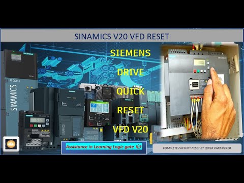 VFD factory reset by few parameter # how to reset VFD for commissioning ...