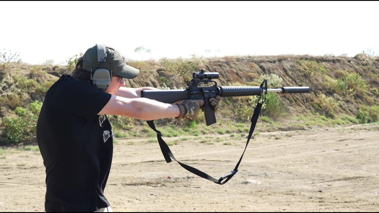 M16A2 HBAR | Static Shooting - YouTube