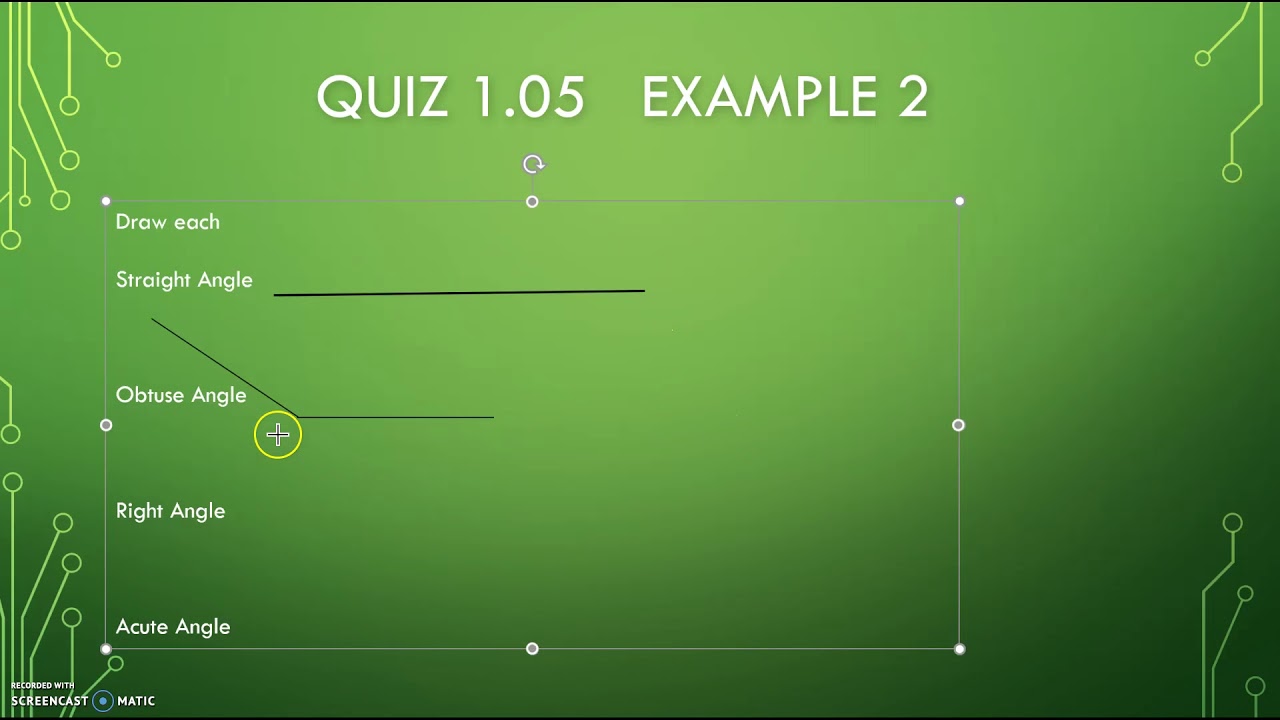 1.05 Quiz Measure Angles Example 2 - YouTube