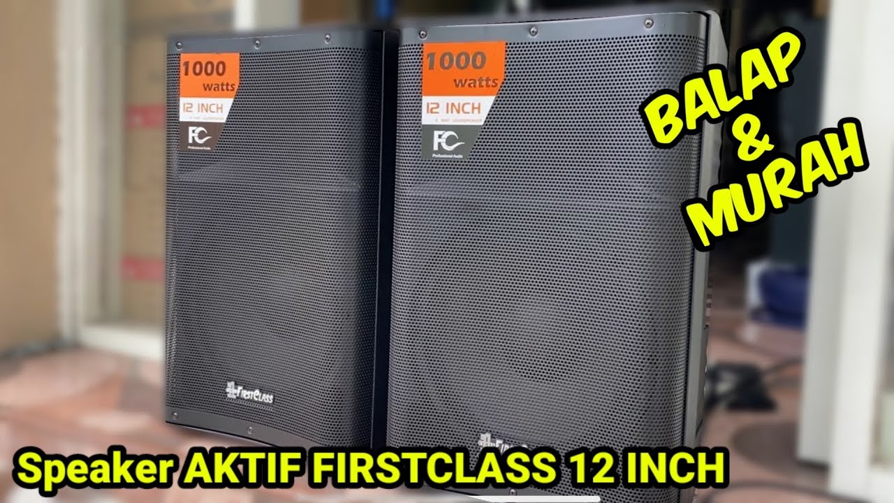 Firstclass JP 160 Pro || Speaker aktif 12 inch - YouTube