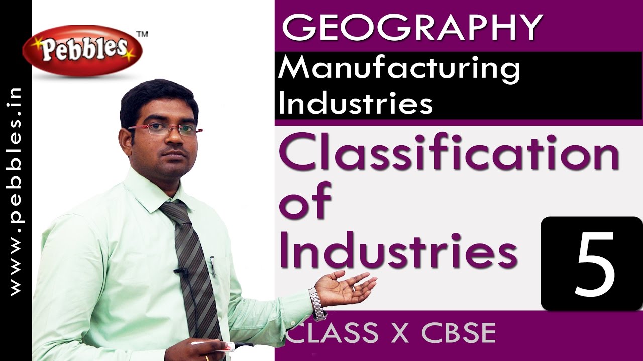 Classification of Industries| Manufacturing Industries | Geography ...