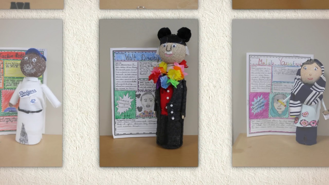 Fellows Elementary - Mrs. Huston's 4th Grade Biography Project - YouTube