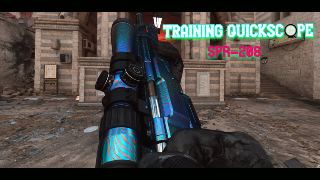 TRAINING QUICKSCOPE SPR 208 |COD MODERN WARFARE |4K 60FPS - YouTube
