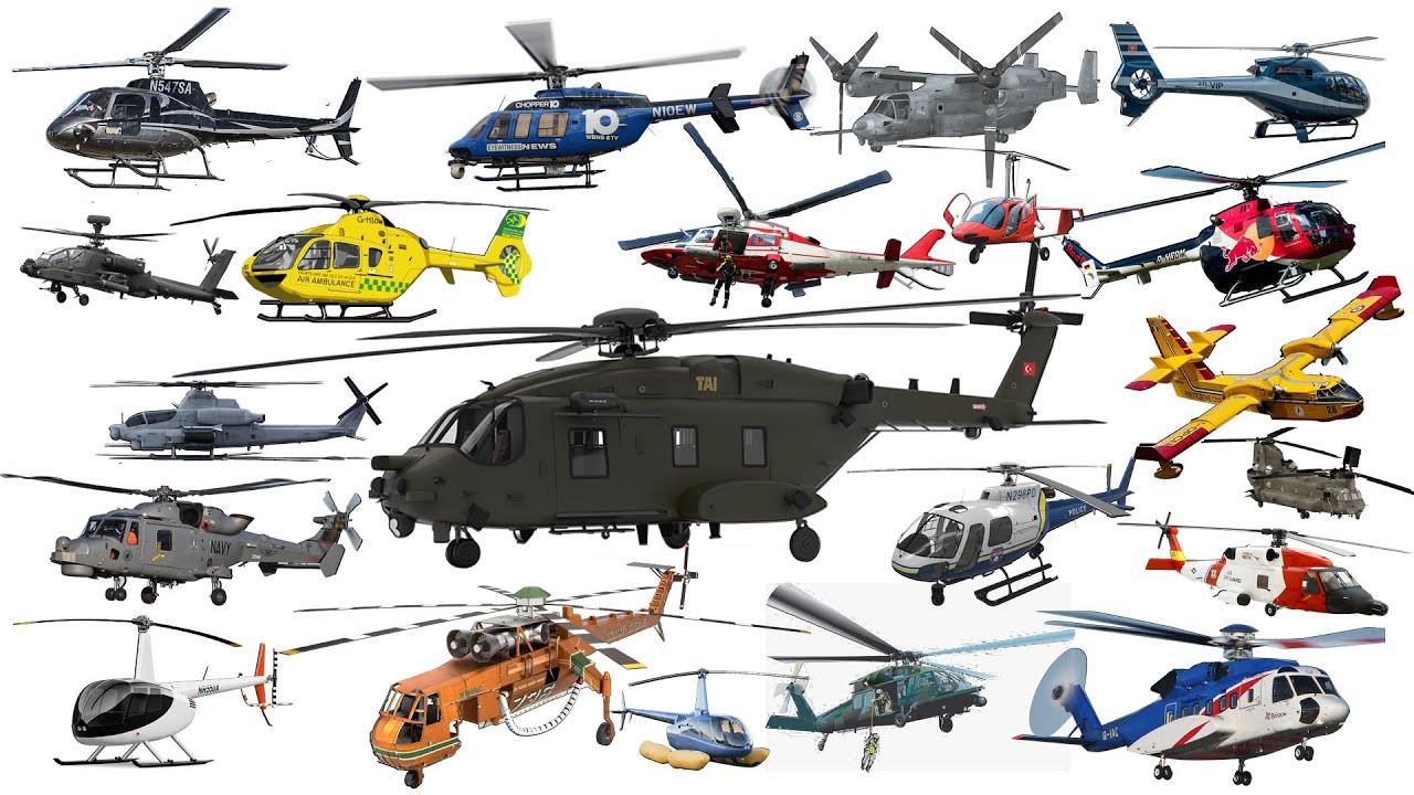 HELICOPTER Vehicle - Types of Air Vehicles | Ambulance, Coastguard ...