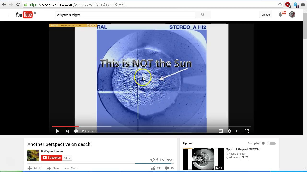 Wayne Steiger / Steve Olson - Another Perspective on SECCHI - YouTube