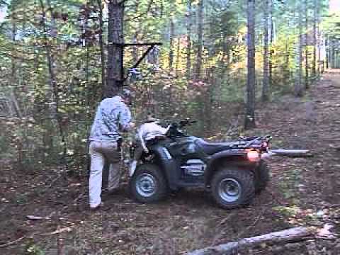 Demonstration of E-Z Lift Game Hoist 10-22-11.avi - YouTube