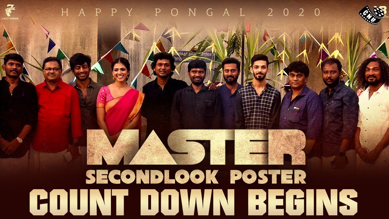 Master Second Look - Count Down Begins | Thalapathy Vijay ...