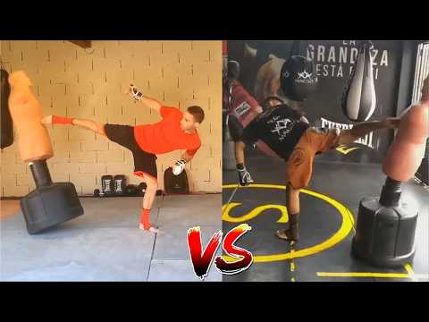 Can you kick a boxing bob  | Stability of Tailisi Boxing Bob #boxingworkout  #boxing #kickboxing