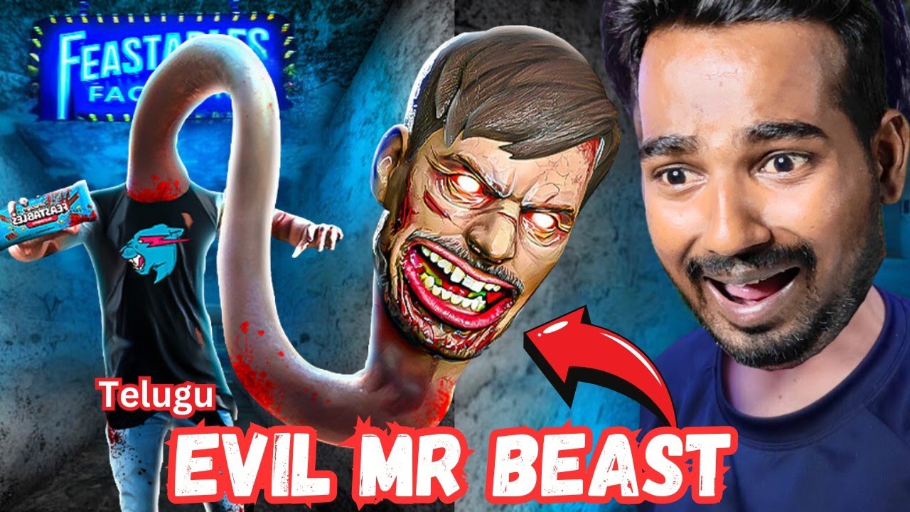ESCAPE EVIL MR BEAST HORROR GAME IN TELUGU - YouTube