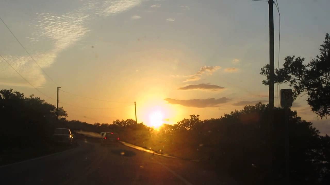 Driving off into the sunset - YouTube