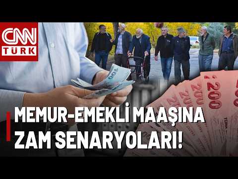 Memur-Emekli Maaşına Ne Kadar Zam Olacak? İşte Enflasyon Tahminlerine Göre Zam Senaryoları...