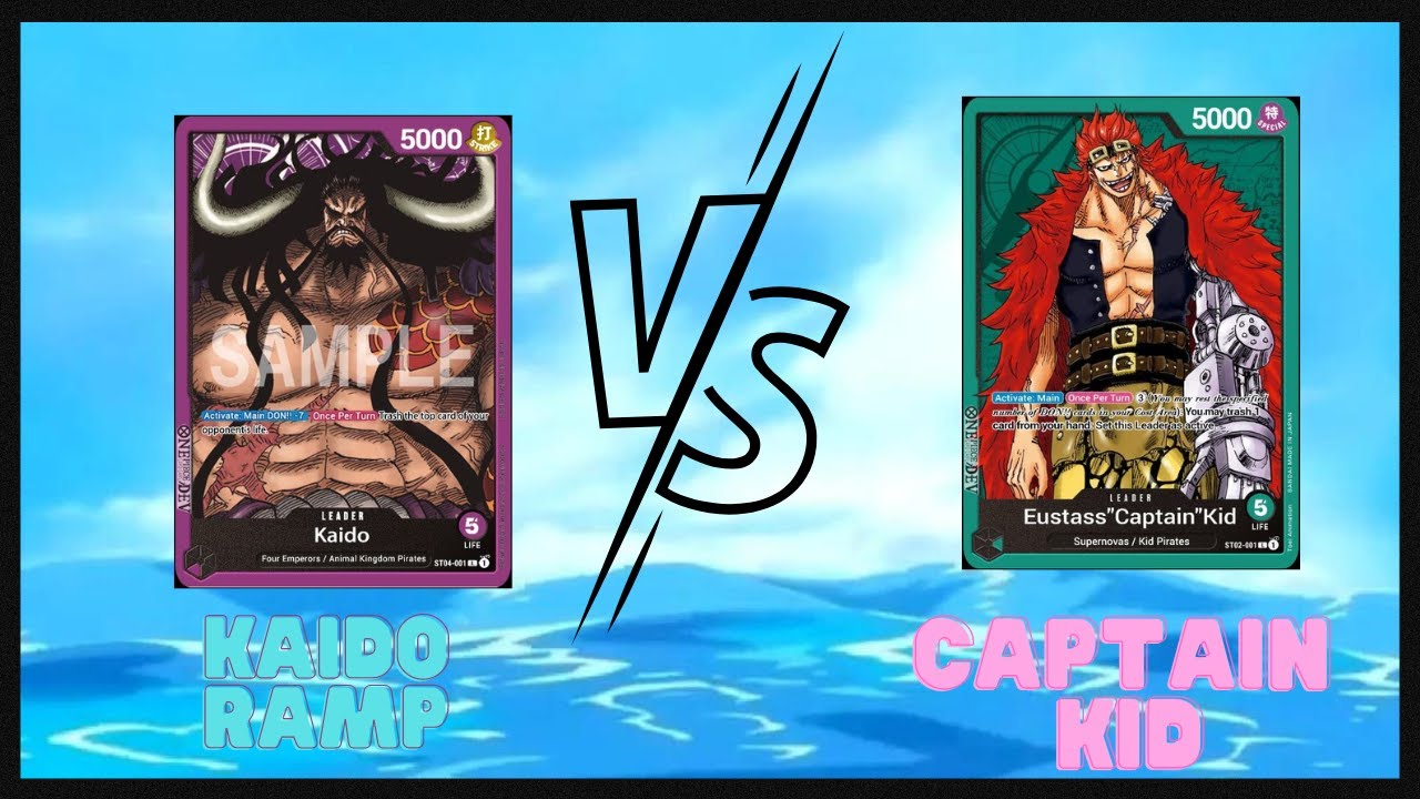 One Piece TCG: Eustass Captain Kid vs Kaido Ramp - YouTube