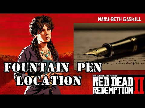 Mary-Beth's Fountain Pen Location - Red Dead Redemption 2 - YouTube