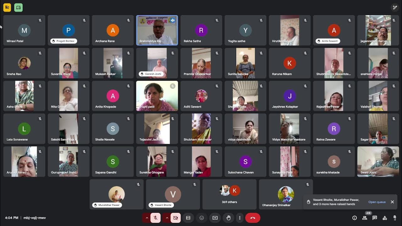 BRAMVIDYA RAJYOG SADHANA CLASS 16 DAY 12 - YouTube