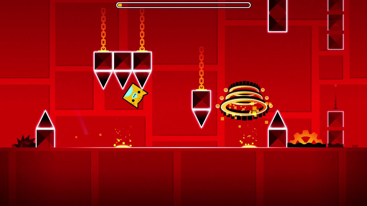 How many levels can i beat first try?(Geometry dash) - YouTube