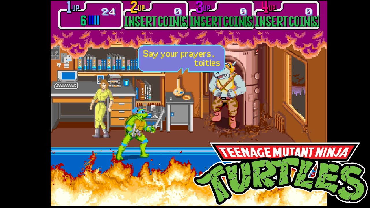 Teenage Mutant Ninja Turtles (Arcade) - RetroArch iOS iPadOS - Arcade Games - YouTube