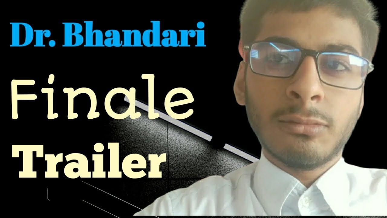 Dr. Bhandari | webseries finale trailer | Ayush S - YouTube