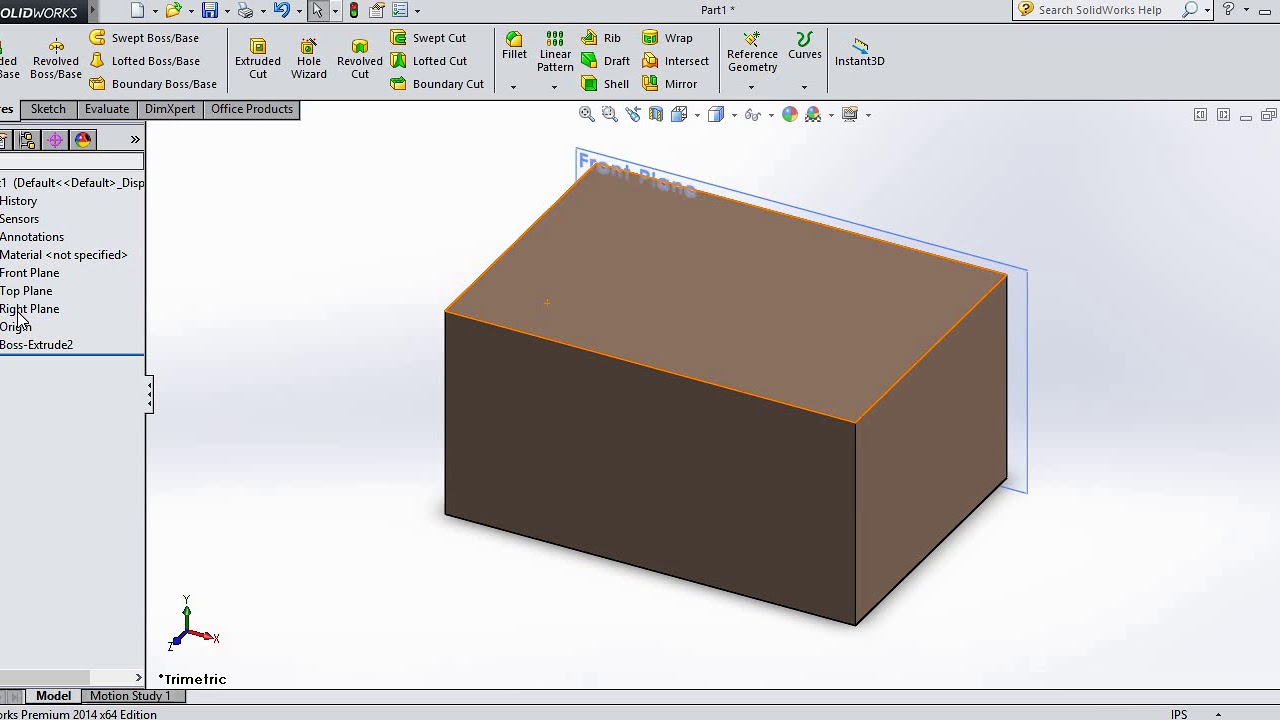 SolidWork Begginer Tutorial How to use Loft Cut and Draft and Render ...