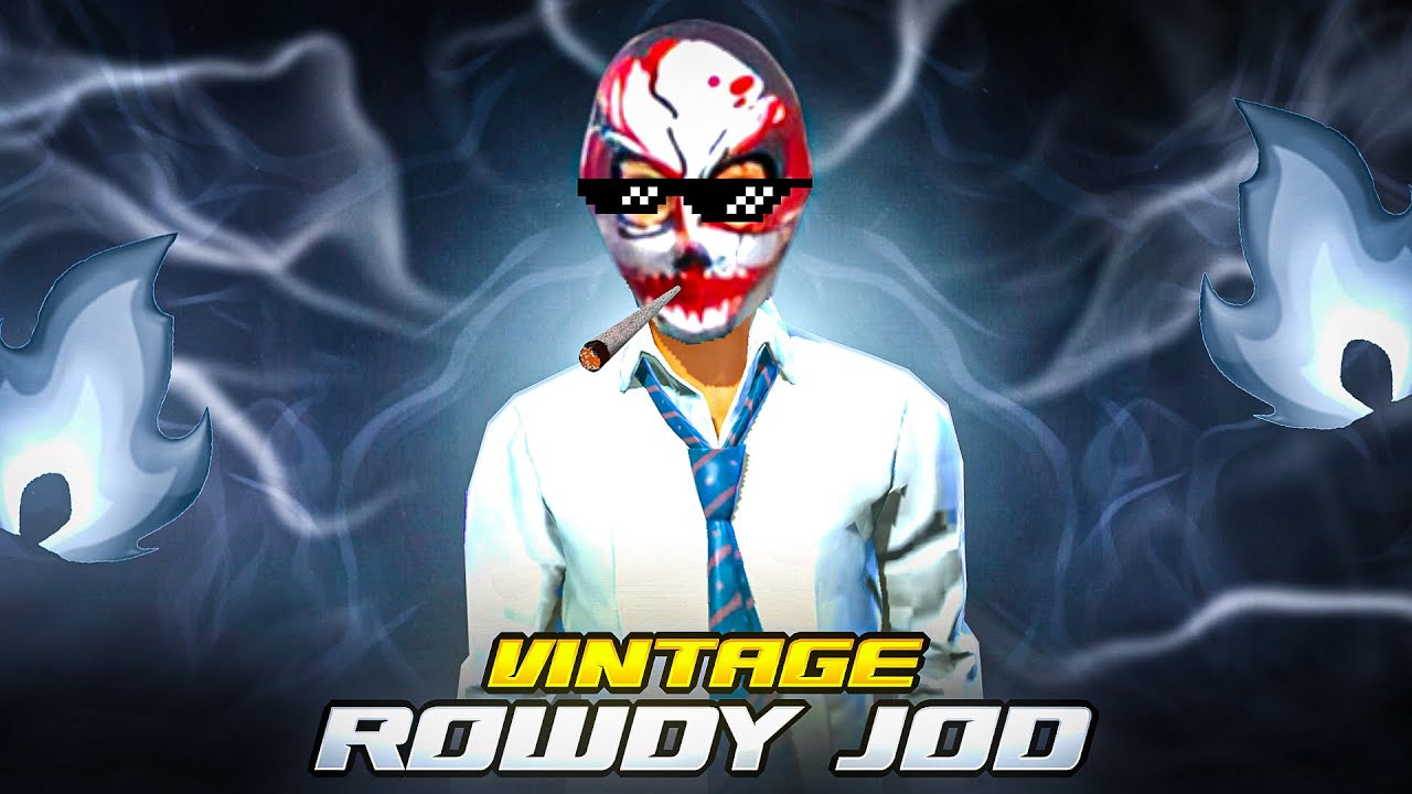 VINTAGE ROWDY IS BACK 😎 FACE CAM STREAMERS REACTION ON ME 😱 - YouTube