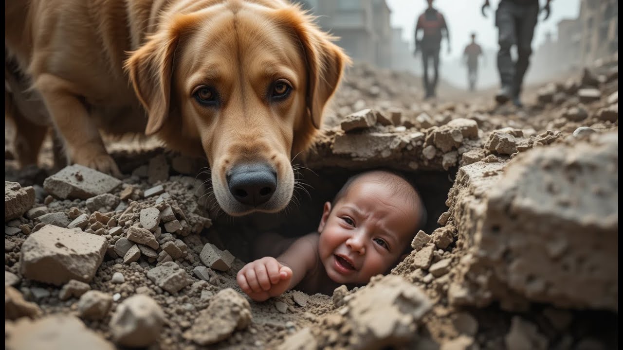 Hero Dog Saves Baby from Earthquake – A Heartwarming Rescue Story ...