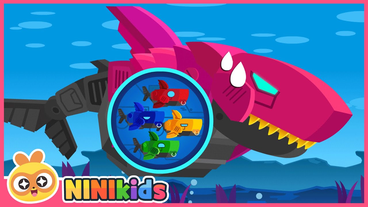 ¡Increíble tiburón robot! | ¡La mamá tiburón da a luz a un bebé! | Bebé ...