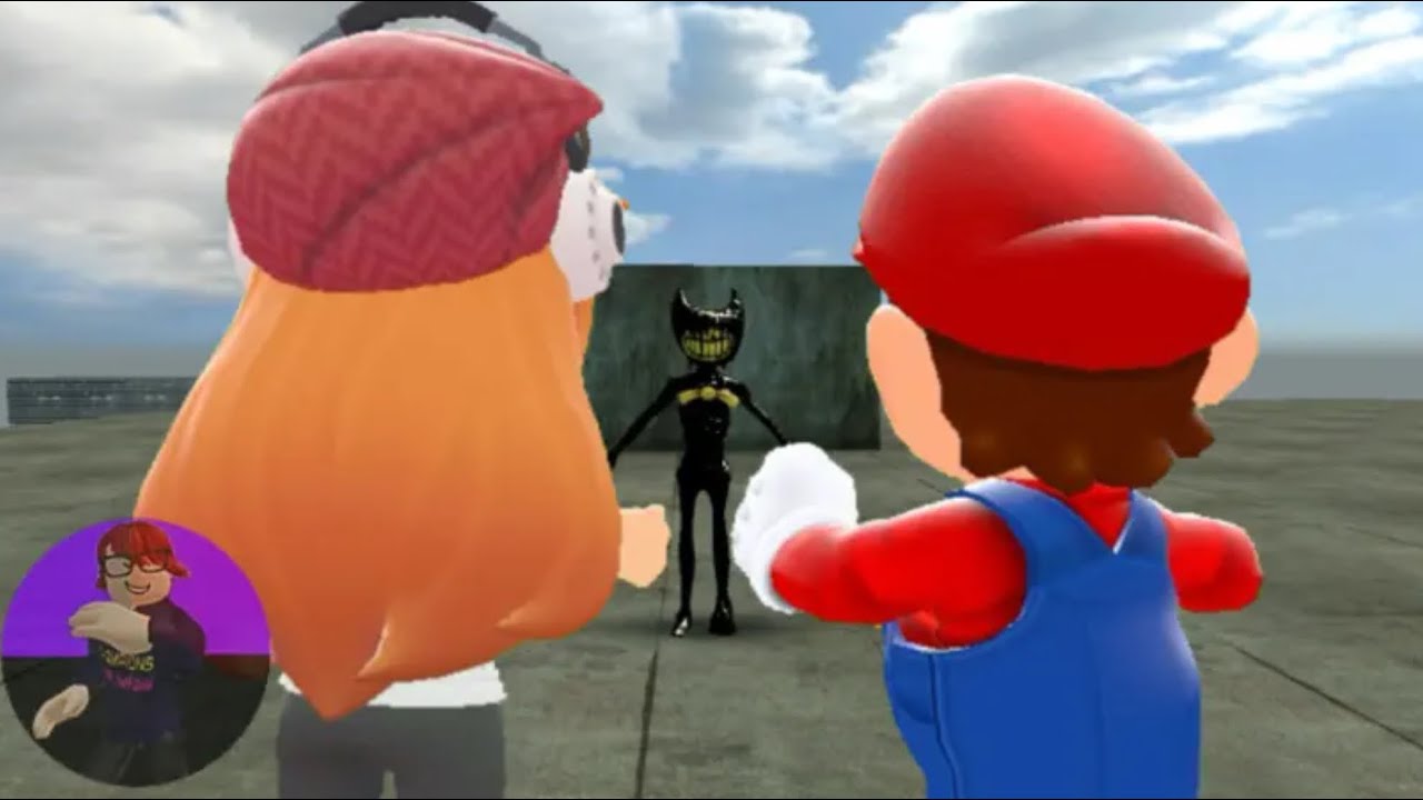 Mario and Meggy encounter Bendy (Valentine’s Day Special) - YouTube