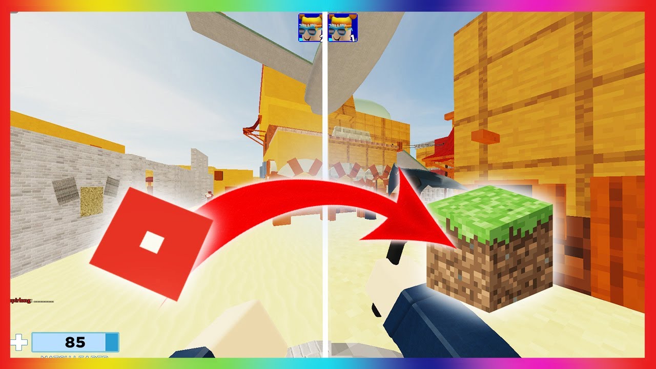 Convertí ROBLOX en MINECRAFT con este truco - YouTube