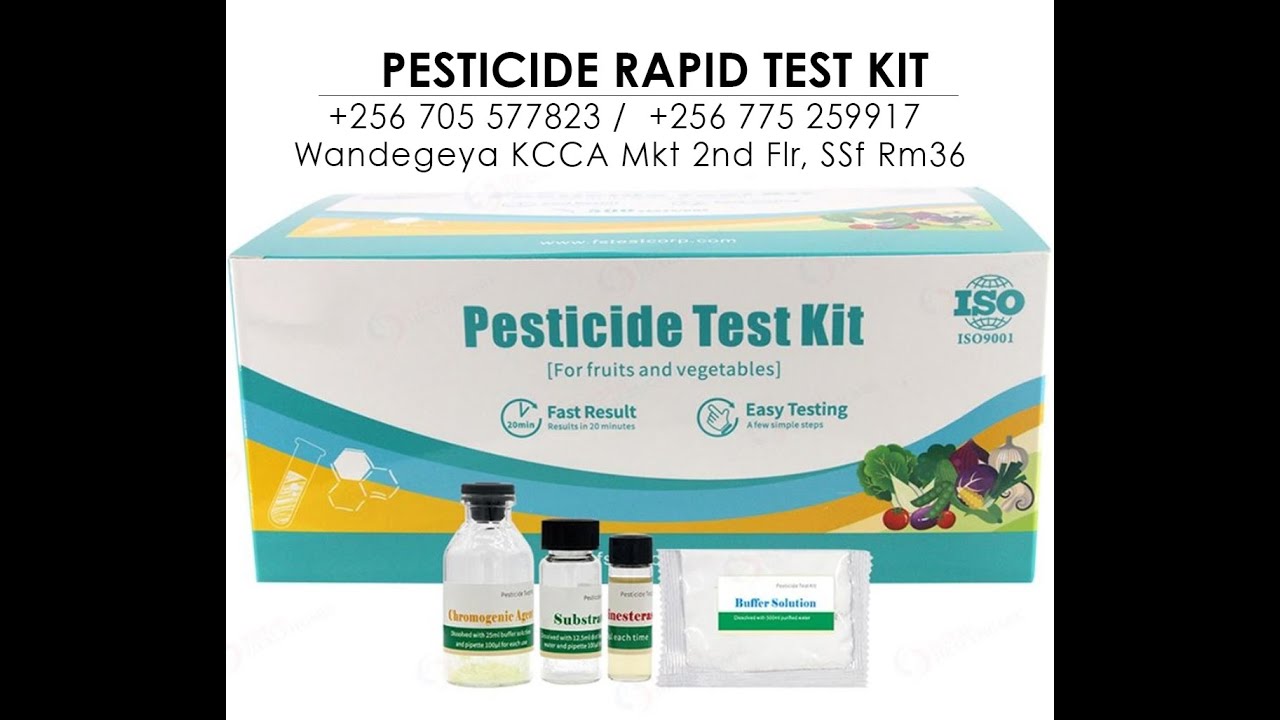 Accurate testing Pesticide rapid test kit in Kampala Uganda - YouTube