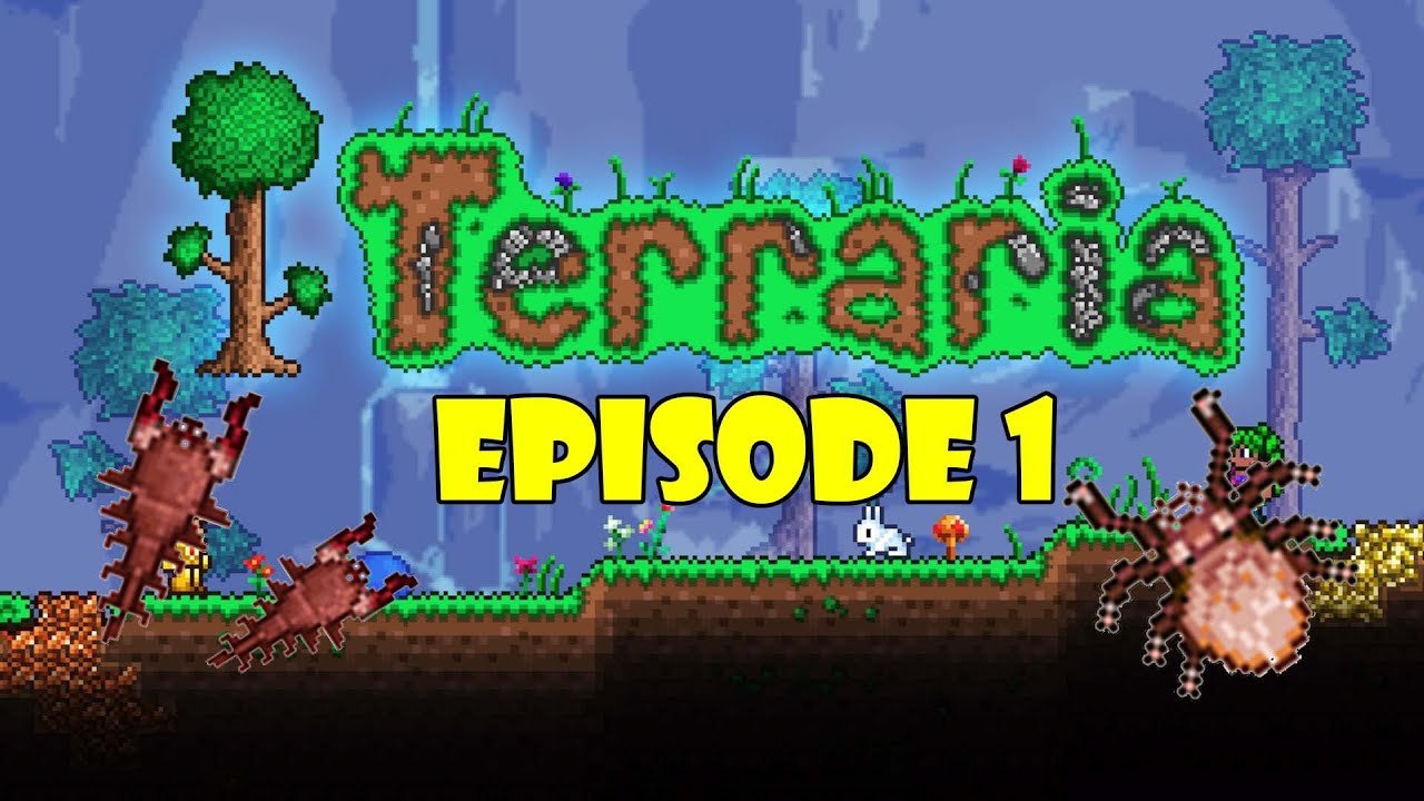 (Ep. 1) Killing a Bunch of Blood Crawlers |Terraria| - YouTube