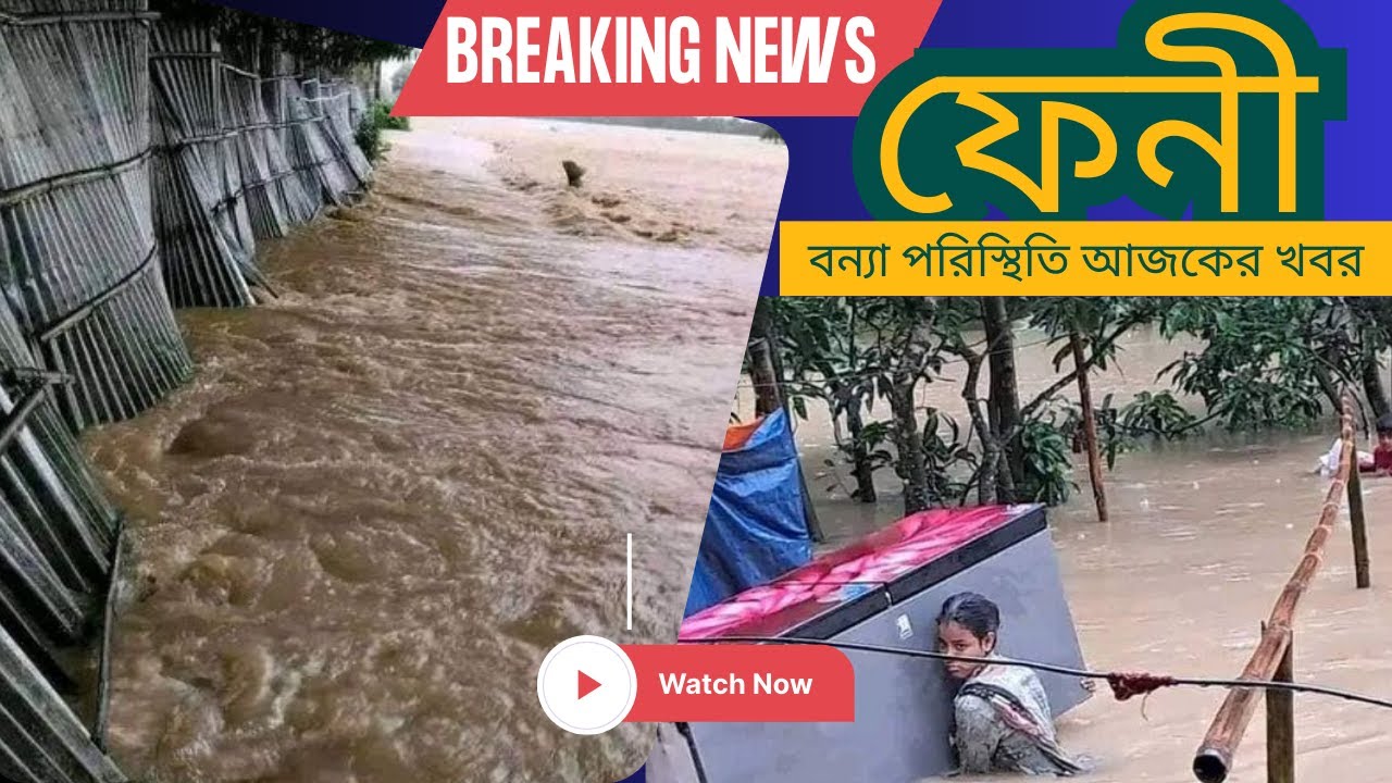 ফেনী বন্যা পরিস্থিতি|ফেনী বন্যার খবর||feni bonna|feni bonna news today ...