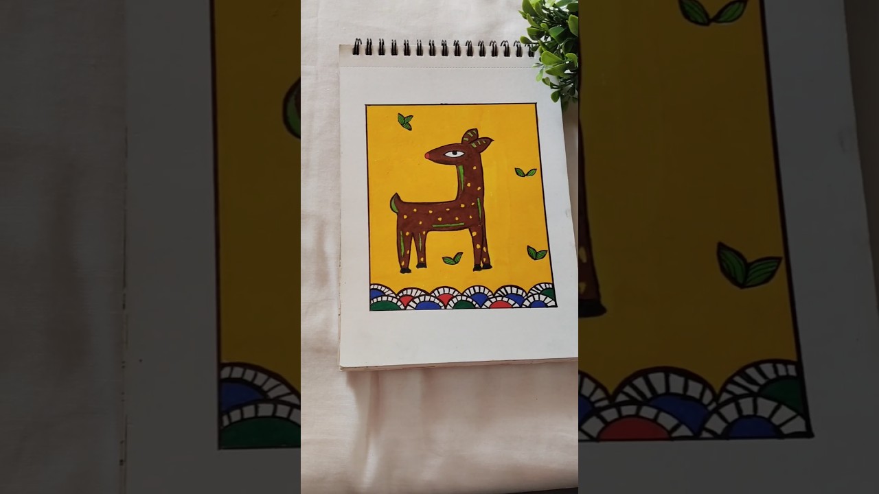 Jamini Roy painting🎨#youtube #shorts #youtubeshorts #jaminiroy #art # ...