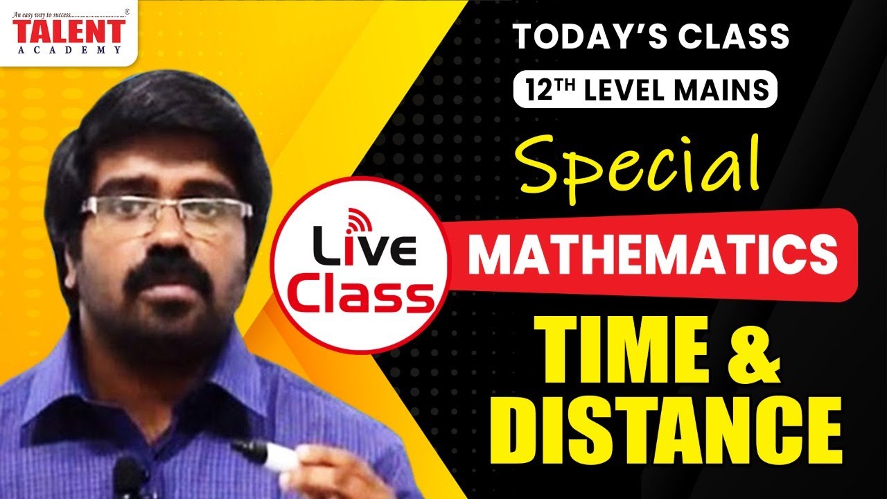 TIME & DISTANCE PSC QUESTIONS - SPECIAL LIVE CLASS ON MATHEMATICS ...
