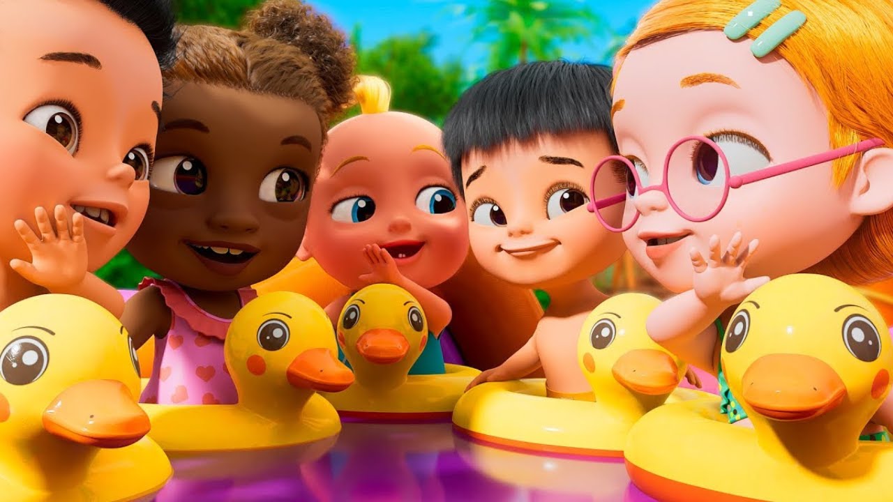 Five Little Ducks + ABC Song | A For Apple and more Sing Along Kids ...