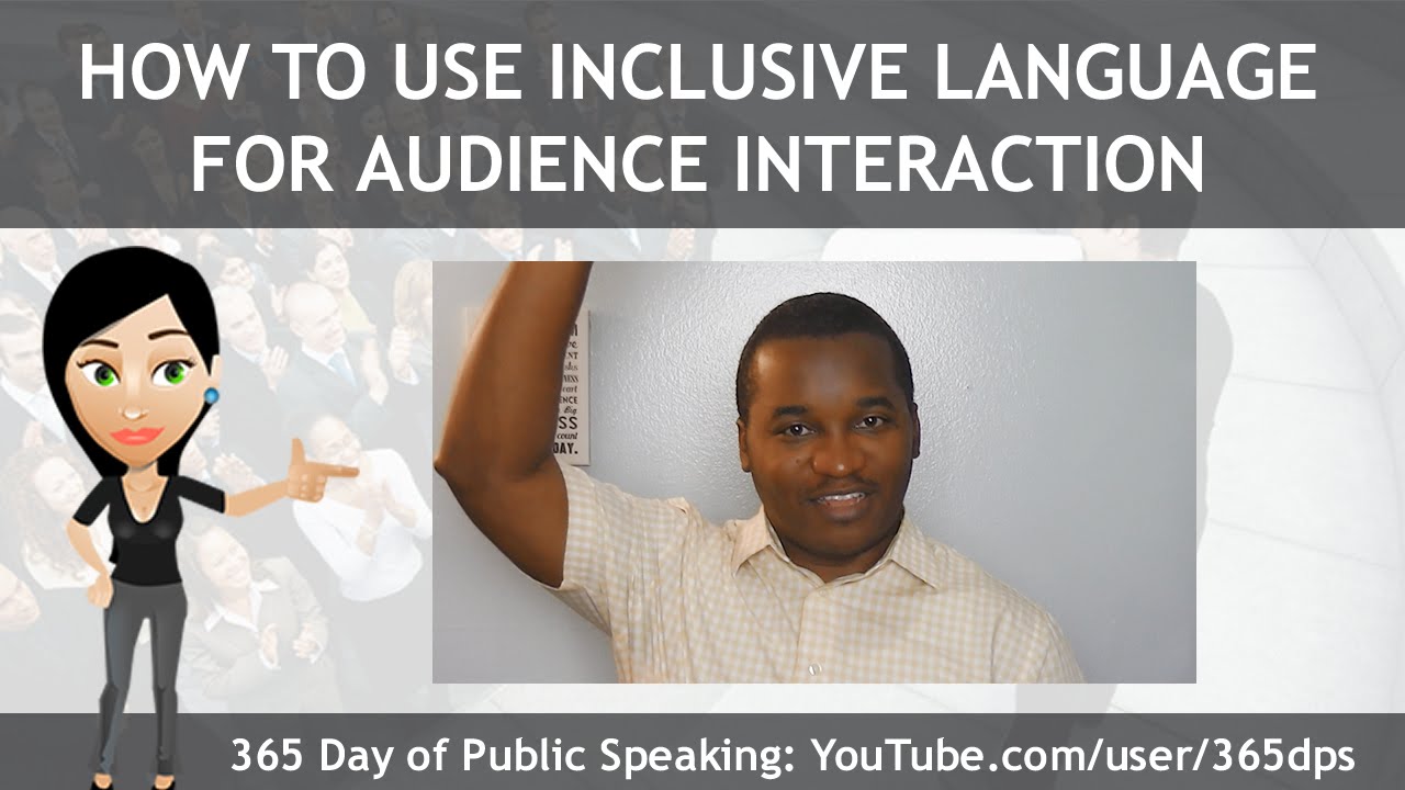 How to Use Inclusive Language for Audience Interaction - YouTube