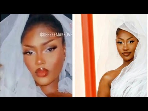 Re-created Tems Look for the Oscars 2023 || Tems makeup tutorial - YouTube