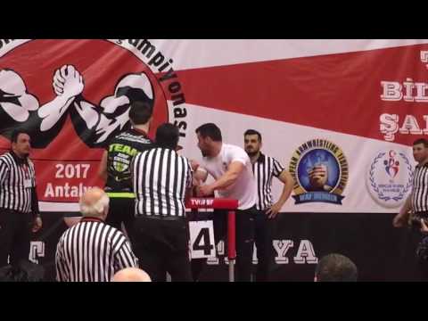 TÜRKİYE BİLEK GÜREŞİ ŞAMPİYONASI 2017 FİNAL HAMZA ZİYPAK - RAHMAN KAYA