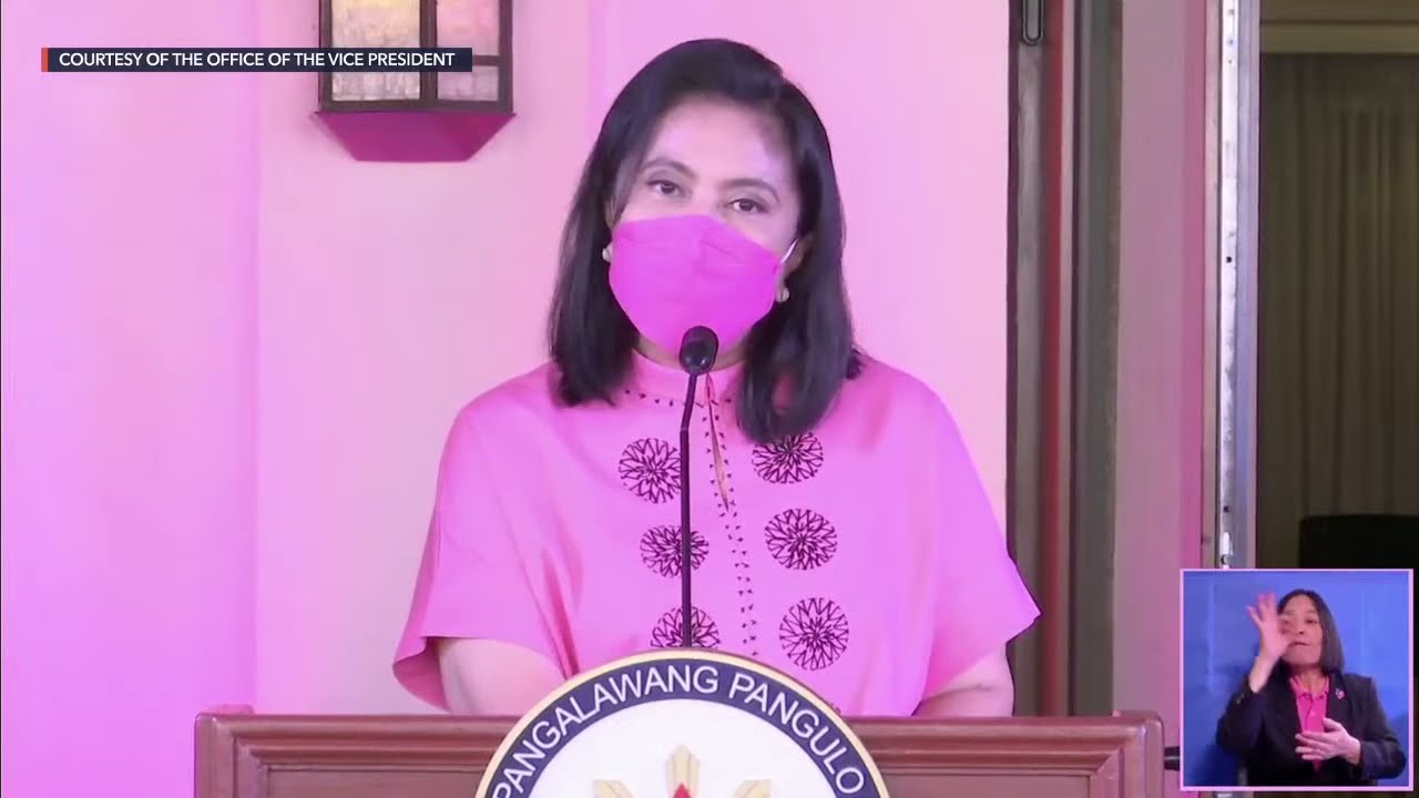 Leni Robredo holds press conference on her economic plan - YouTube