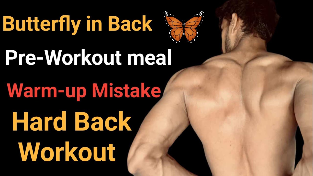 Butterfly in back | Back Workout | How to Build Your Back | Back Day ...