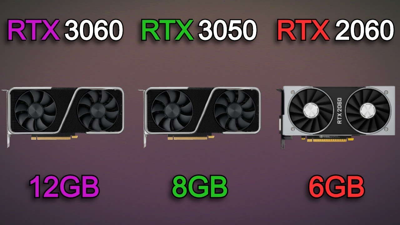 RTX 3060 vs RTX 3050 vs RTX 2060 - Test in 12 Games ultra setting 1080p ...