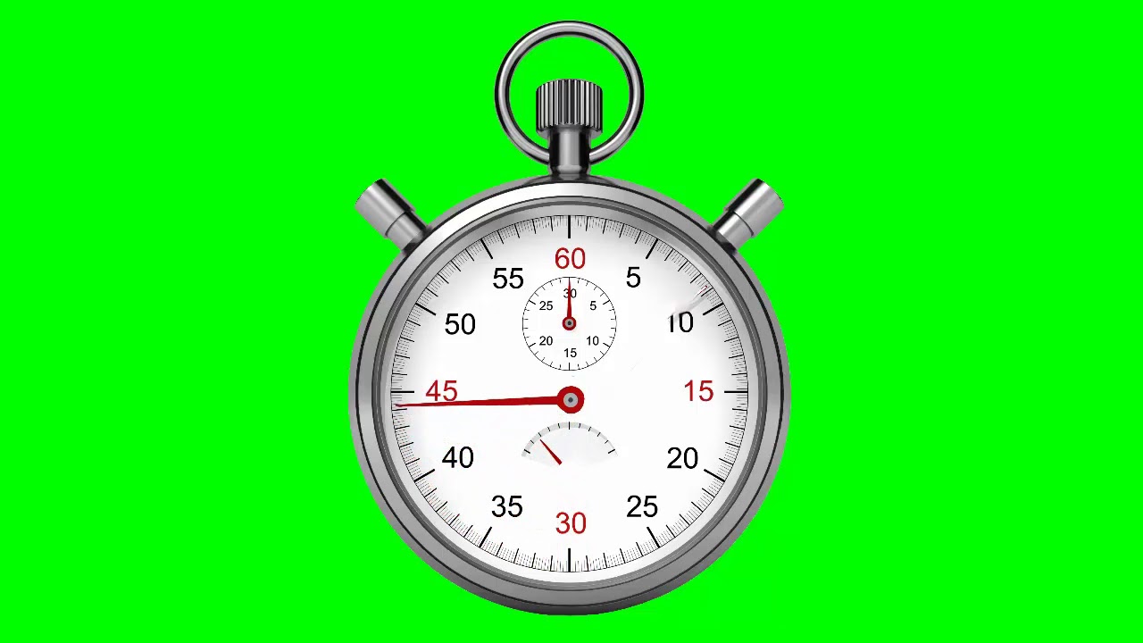 GREEN SCREEN CHRONOMETER TICKING - YouTube