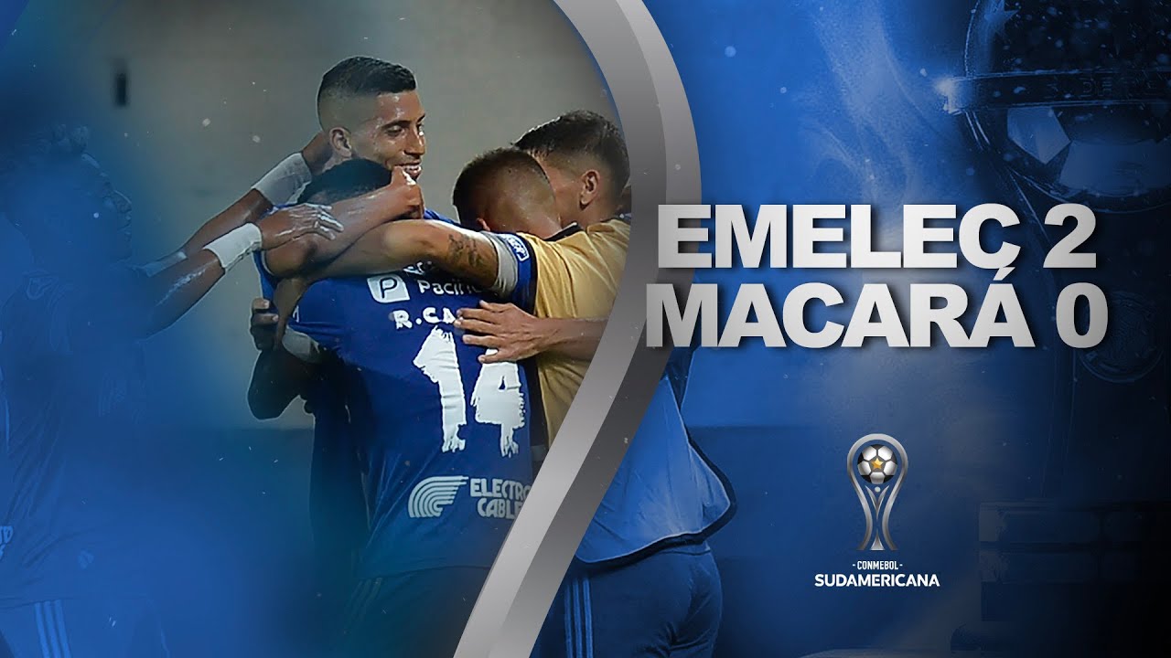 Emelec vs. Macará [2-0] | RESUMEN | Primera Fase | VUELTA | CONMEBOL ...
